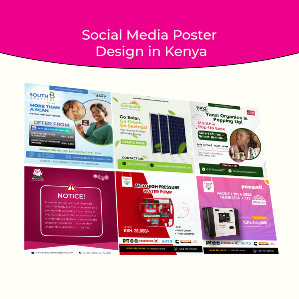 Social Media Poster Design In Kenya | Marsha Creatives